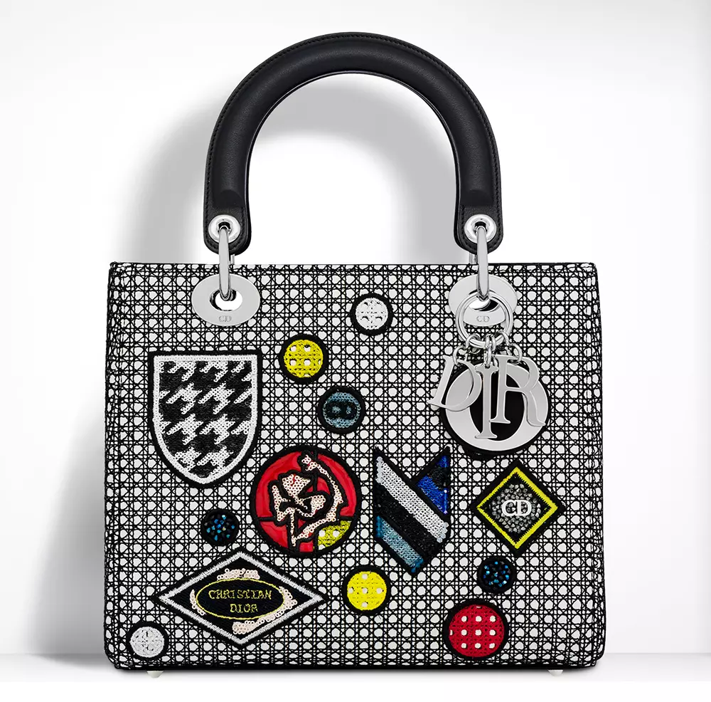 Christian-Dior-Lady-Dior-Badges-Bag