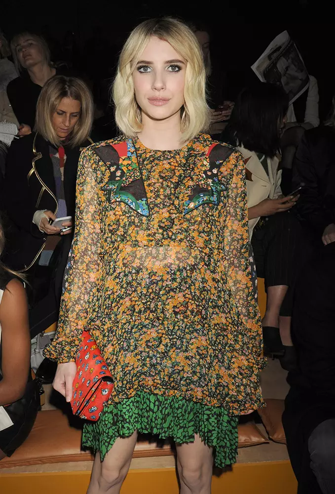 Emma-Roberts-Coach-Dinky-Calth Hair-Floral-Bag