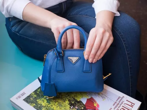 Prada Mini Saffiano Promenade Bag