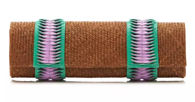 Michu O Sothile Iraca Raffia Clutch