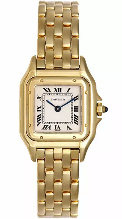 Cartier Panther 18k Ora Horloĝo