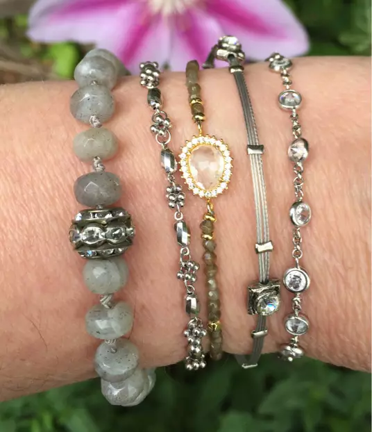 Beaded-Bracelet-Stack