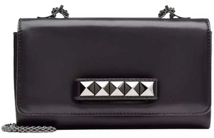 Valentino VaVaVoom Rockstud Kara Çanta, Tradesy ile 1.295 Dolar