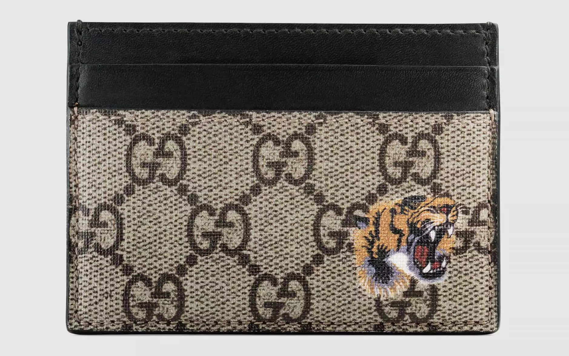 Θήκη για κάρτες Gucci Tiger Print GG Supreme