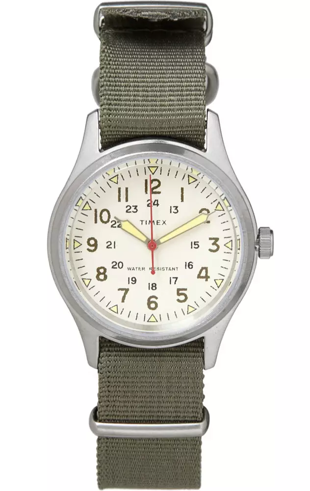 Timex x J.Crew 复古军用钢表