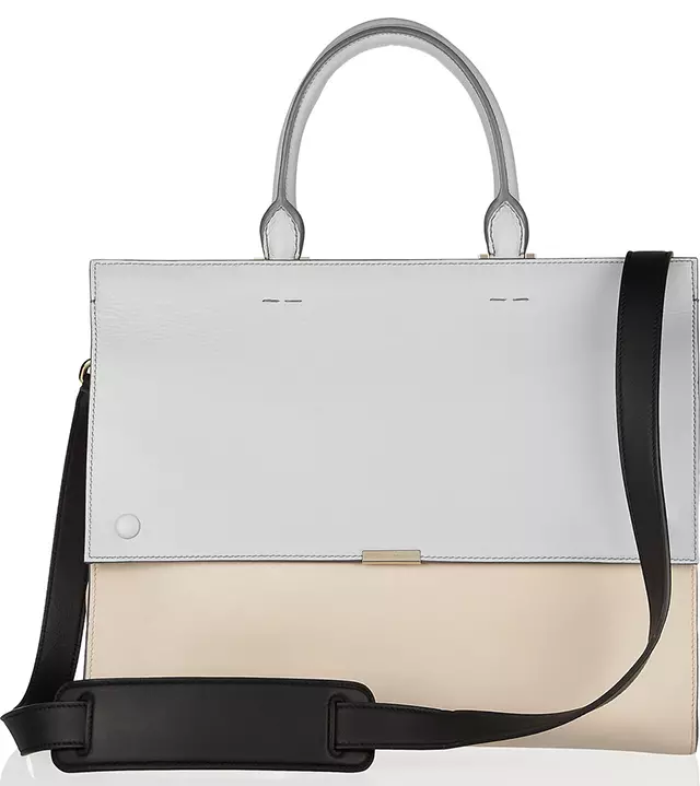 Victoria Beckham Awiri Tone Leather Tote