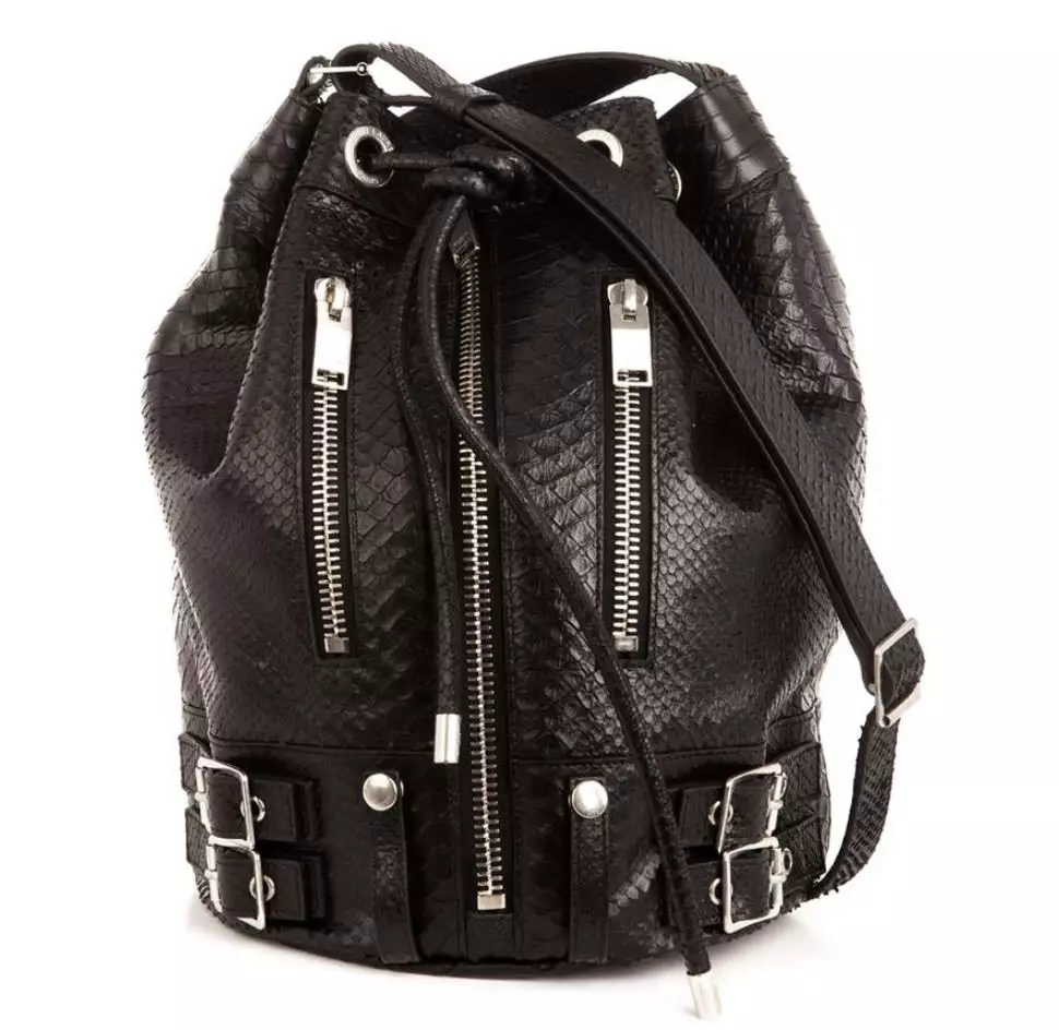 Saint-Laurent-Rider-Python-Embossed-bag