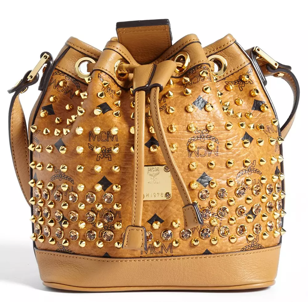 MCM Studded Mini Thoob Hnab