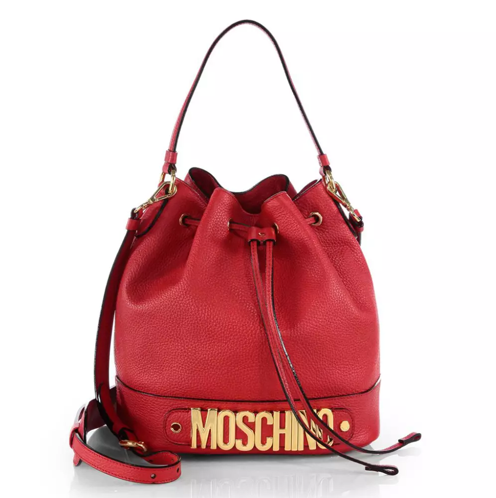 Moschino ரோசெல்லோ லோகோ பக்கெட் பை