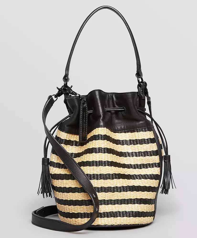 Loeffler Randall Woven Industry Bucket Bag