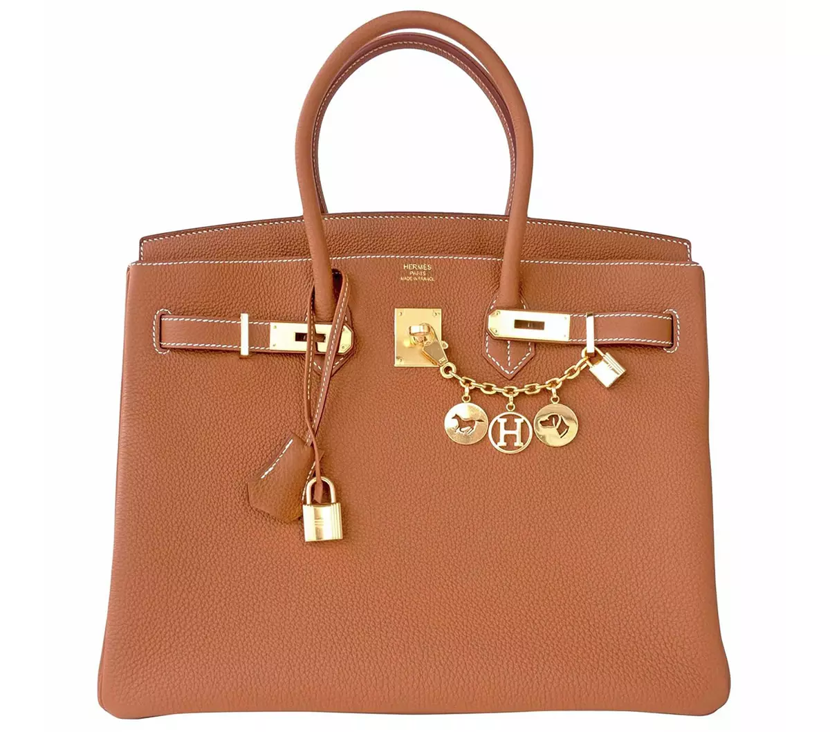 Hermes Goud Togo 35cm Birkin Portero