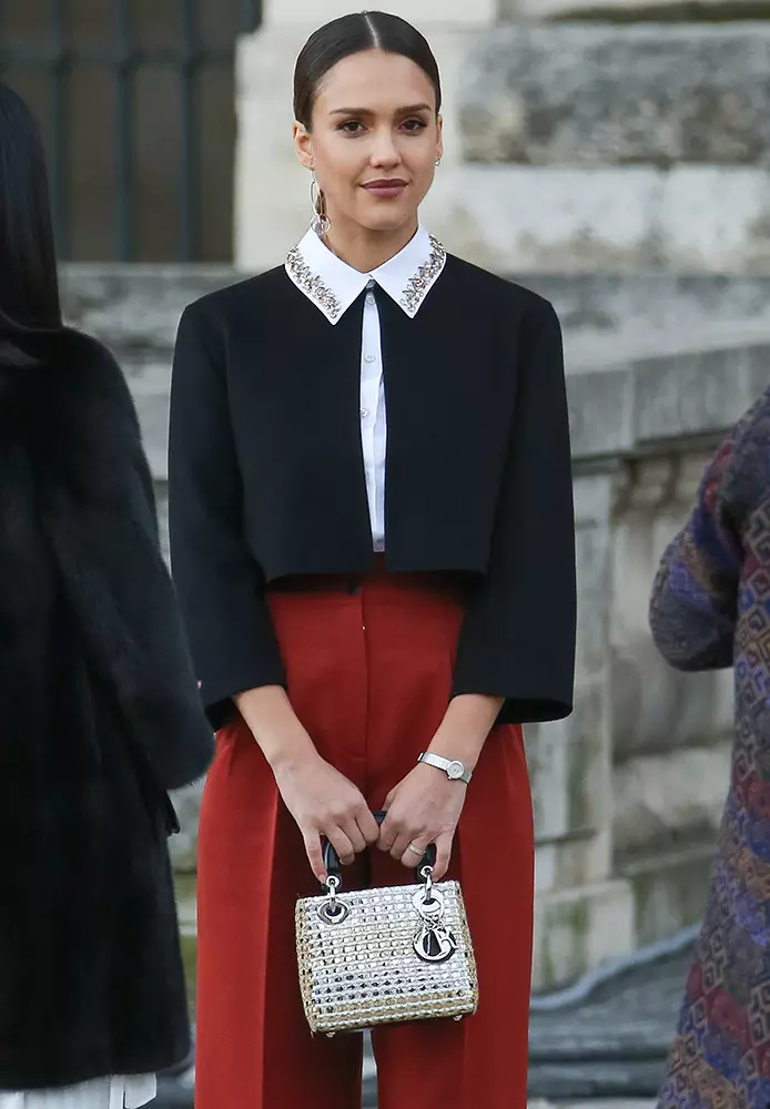 Jessica-Alba-Dior-Mini-Bayan-Dior-Çanta