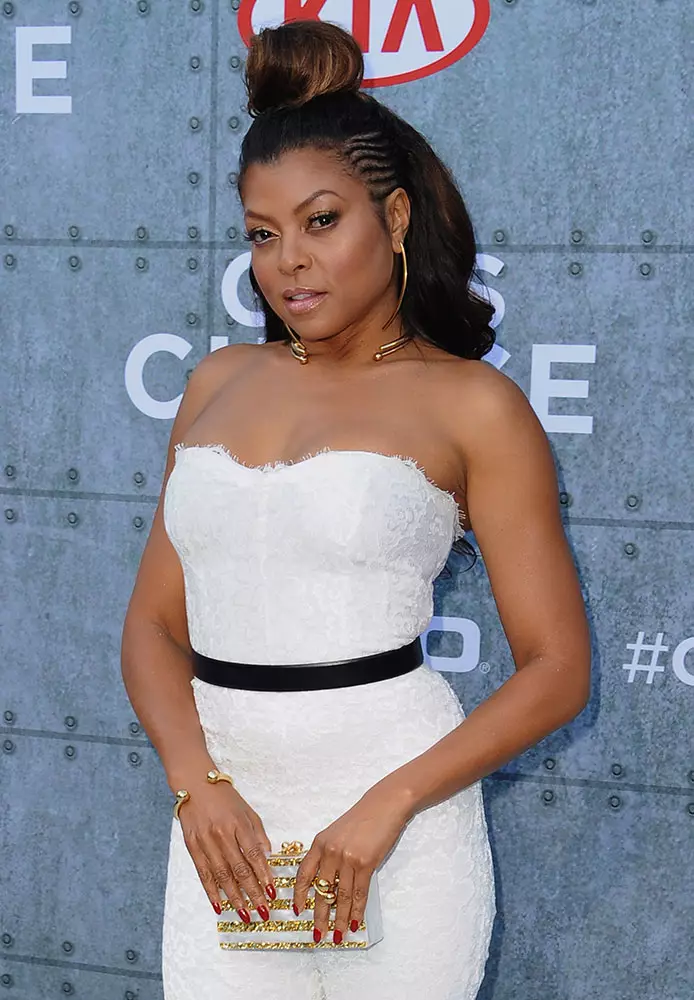 Taraji-P-Henson-Edie-Parker-Jean-Stripe-clutch