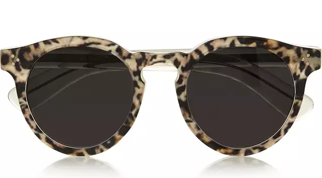 Illesteva Leonard Leopard Print արևային ակնոցներ