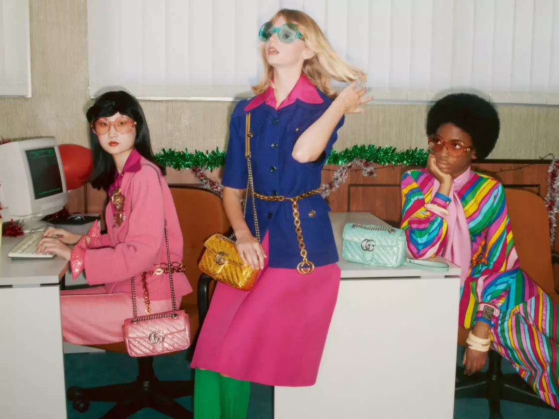 Gucci reimagines syn Marmont-tassen foar fekânsje 2020