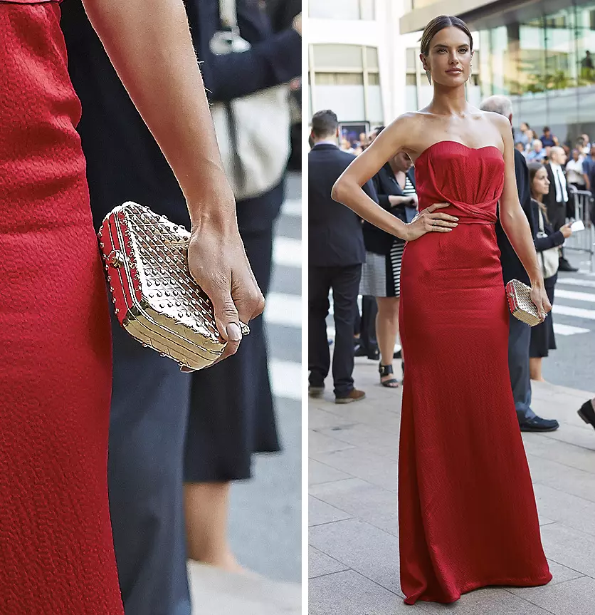 Alessandra Ambrosio Tods Firma Minaudiere