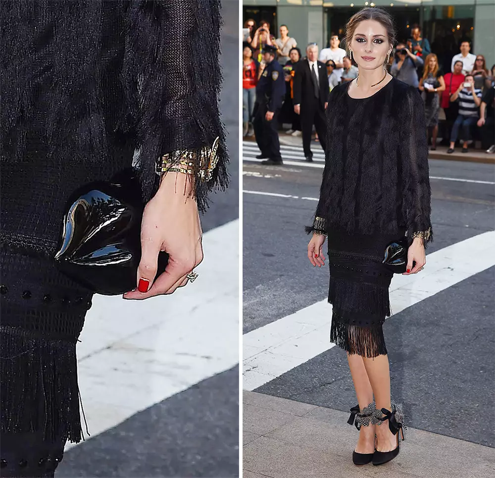 Olivia Palermo Lulu Guinness Lips Clutch