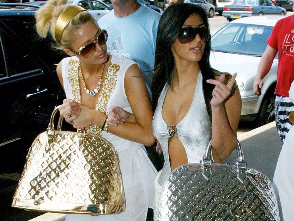 Throwback Thursday: Paris Hilton at Kim Kardashian's Matching Louis Vuitton Bags