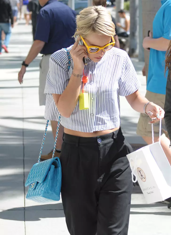 Lily-Allen-Chanel-Classic-Borsa con patta