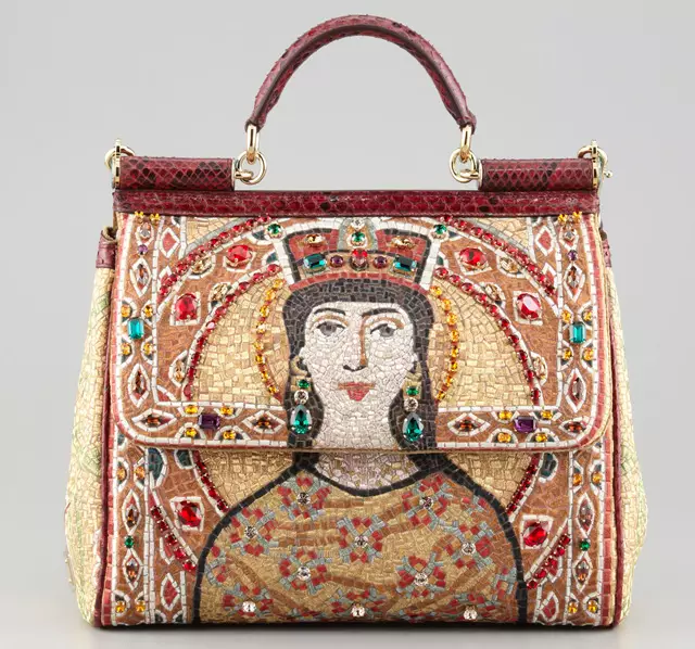 Dolce & Gabbana Didžioji Miss Sicilijos karalienė Regina Satchel