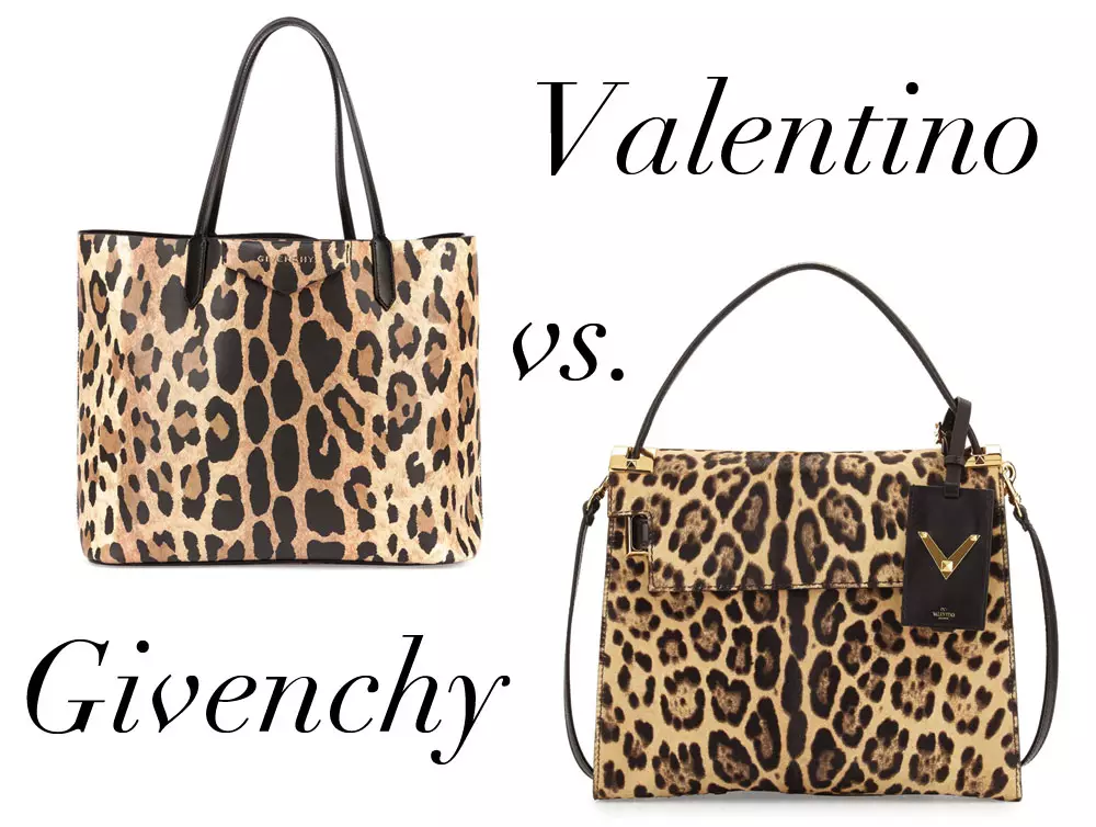 Бітвы ў сумках: Givenchy Leopard супраць Valentino Leopard 9497_1