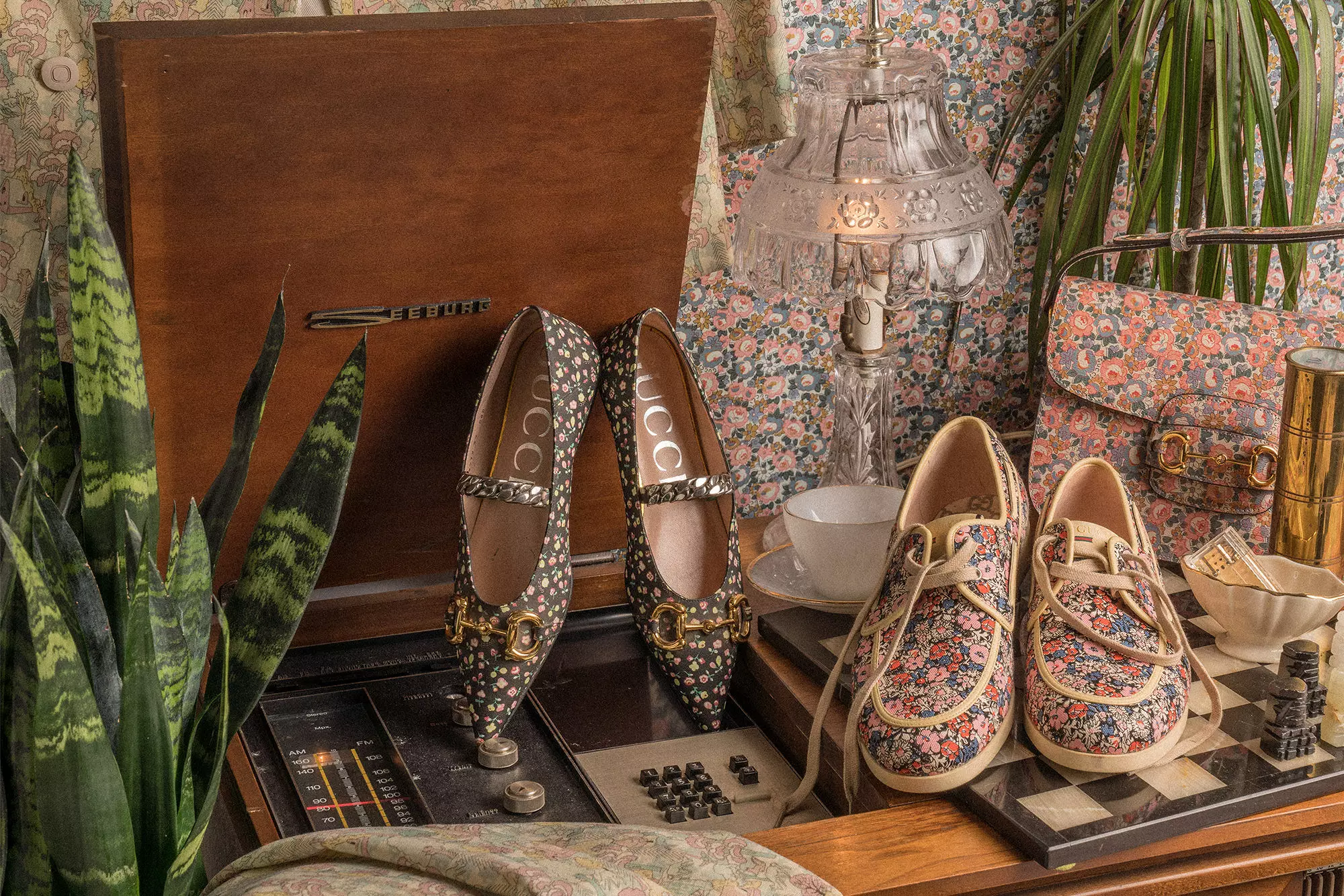 Gucci arbeitet mit Liberty an der Ideal Retro Yet Modern Collection zusammen