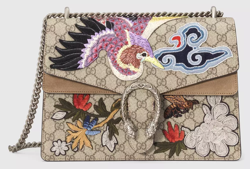 Mokotla oa Gucci-Embroidered-Dionysus-Bag